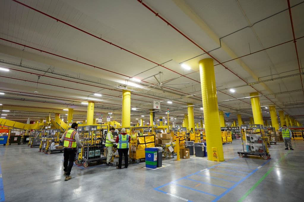 Inside Amazon's newest high-tech Melbourne warehouse
